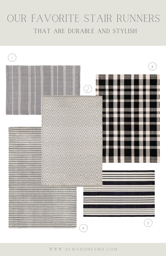 Our Favorite Durable and Stylish Stair Runners | Alma Homes
