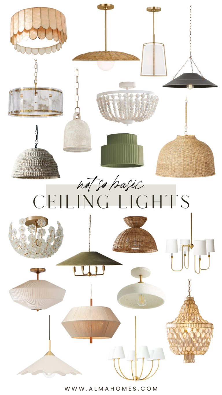 20 Ceiling Light Options You Need to Upgrade Your Home | Alma Homes